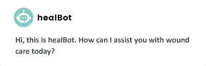 healBot Generative AI for Wound Care