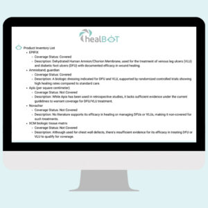 healBot Generative AI for Wound Care